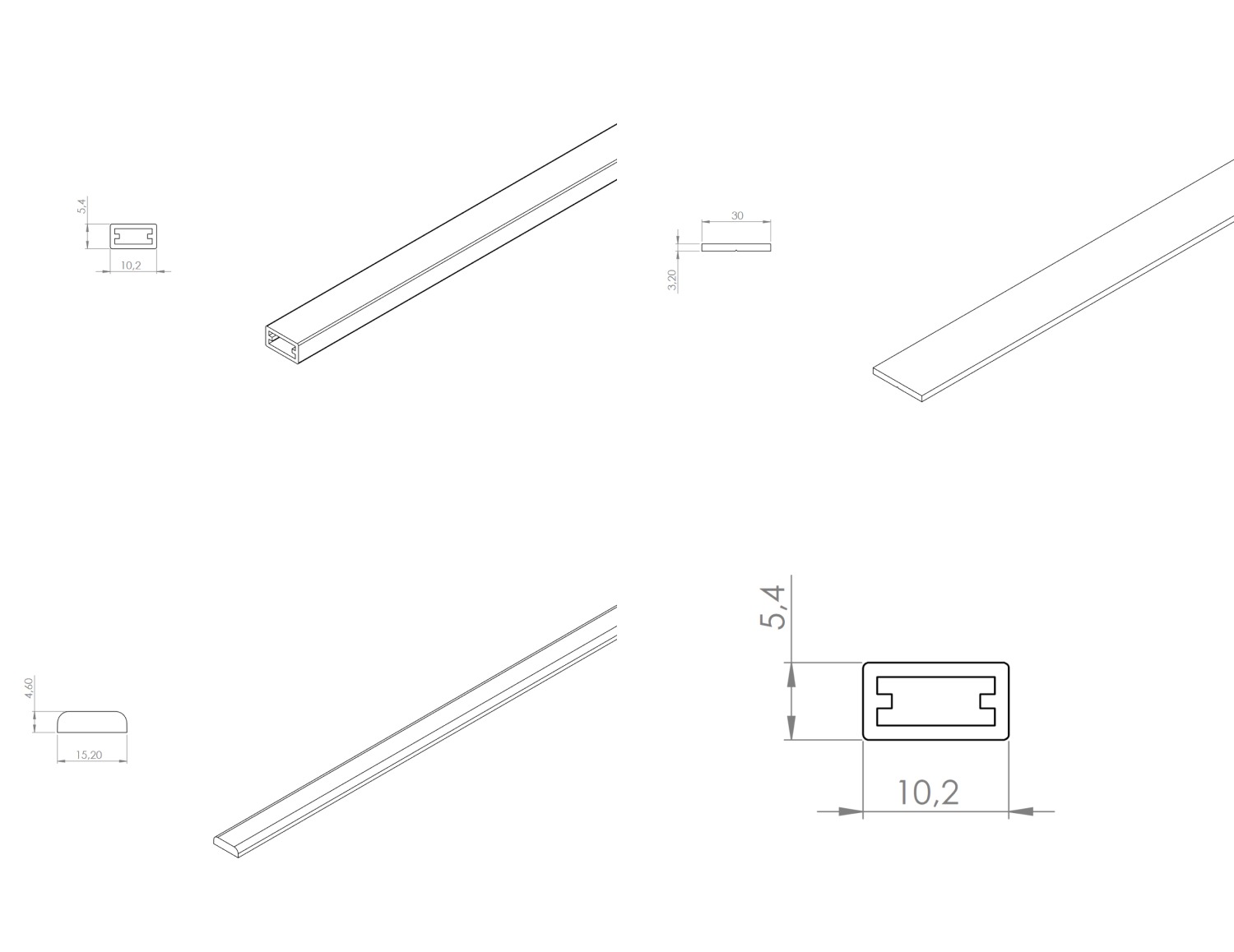 Decorative profiles - Akces Plast